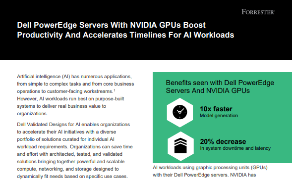 Dell PowerEdge Servers With NVIDIA GPUs Boost Productivity And ...