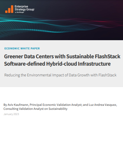 Greener Data Centers with Sustainable FlashStack Software-defined Hybrid-cloud Infrastructure